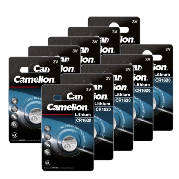 Camelion CR1620 3V Lithium knoopcel batterij 10 stuks Camelion 123accu.nl