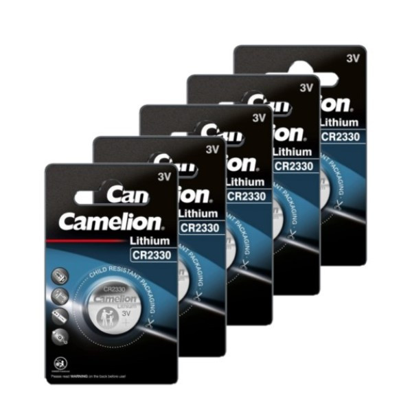 Camelion CR2330 3V Lithium knoopcel batterij 5 stuks Camelion 123accu.nl