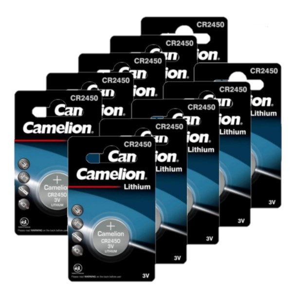 Camelion CR2450 3V Lithium knoopcel batterij 10 stuks Camelion 123accu.nl