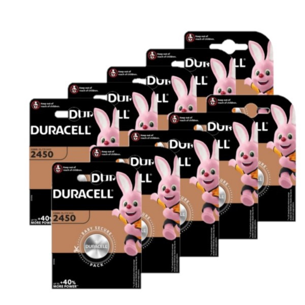 Duracell CR2450 3V Lithium knoopcel batterij 10 stuks Duracell 123accu.nl