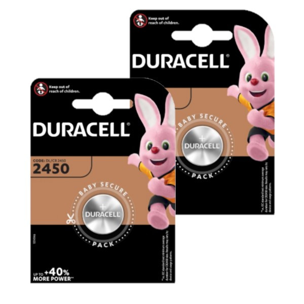 Duracell CR2450 3V Lithium knoopcel batterij 2 stuks Duracell 123accu.nl