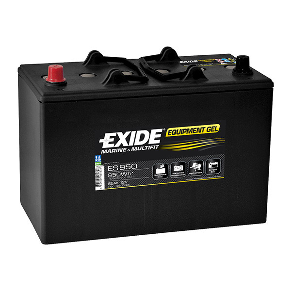 Exide ES950 Equipment Gel accu (12V, 85Ah, 950Wh) Exide 123accu.nl