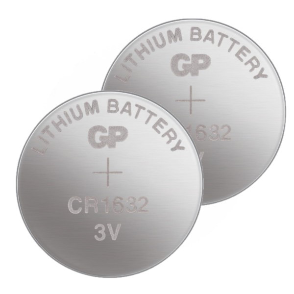 GP CR1632 3V Lithium knoopcel batterij 2 stuks GP 123accu.nl