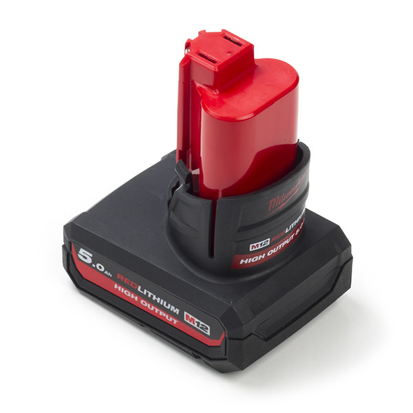 Milwaukee M12 HB5 High Output / 4932480165 accu (12 V, 5.0 Ah ...