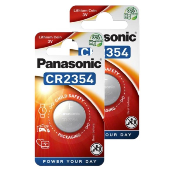Panasonic CR2354 3V Lithium knoopcel batterij 2 stuks Panasonic 123accu.nl