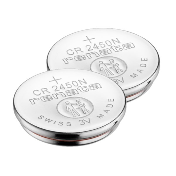 Renata CR2450N 3V Lithium knoopcel batterij 2 stuks Renata 123accu.nl
