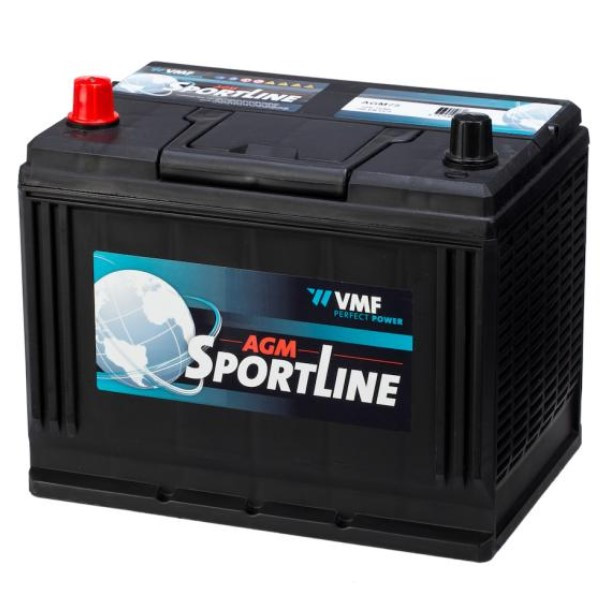 VMF Sportline AGM75 Dual Purpose AGM accu (12V, 75Ah, 720A) VMF 123accu.nl